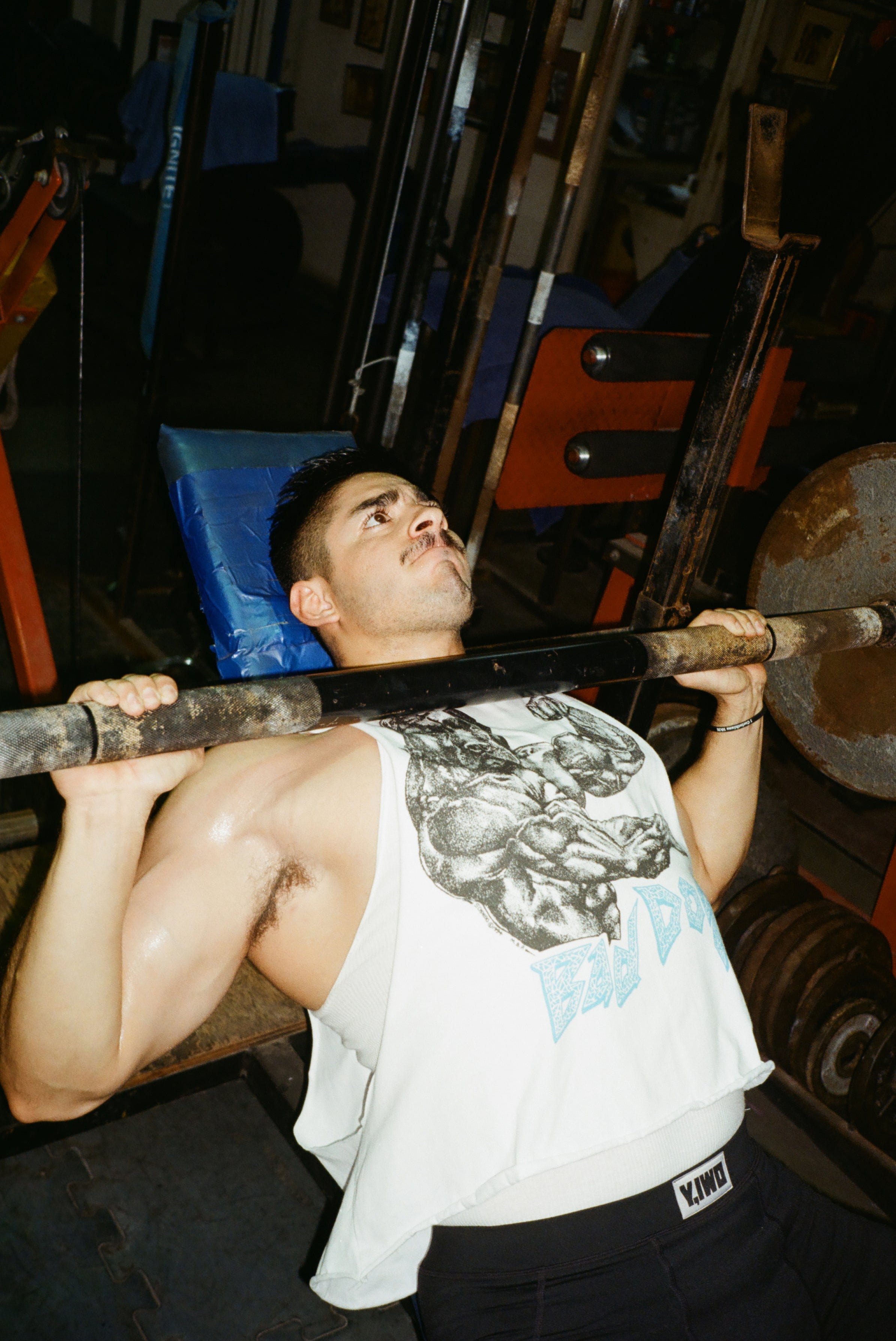 Shredded: "Bad Dogs" Cropped Side Cut Tank – Yeah I Work Out