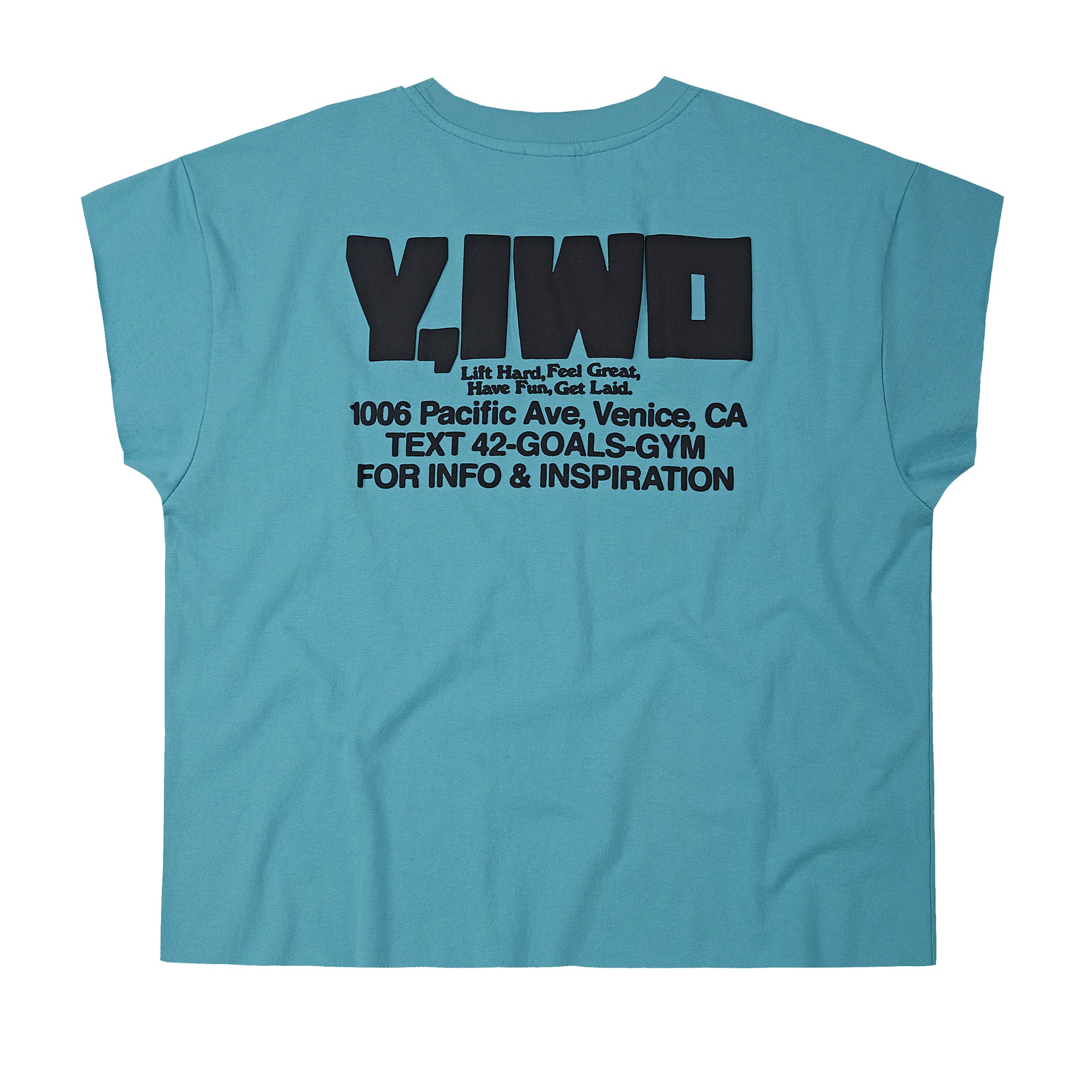 Strong: "Think Big" Cropped Cap Sleeve Tee – Yeah I Work Out